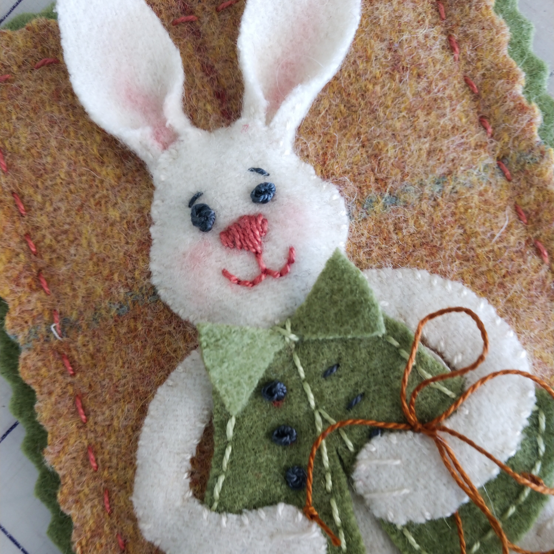 Woolen Bunny Garden - Wool Applique Complete Kit