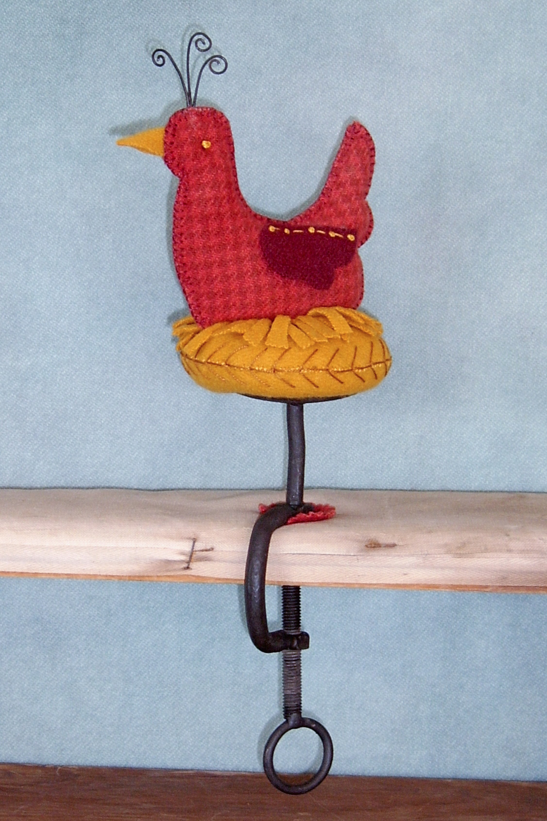 Bird Brain Birdie Make-Do - Wool Applique Complete Kit