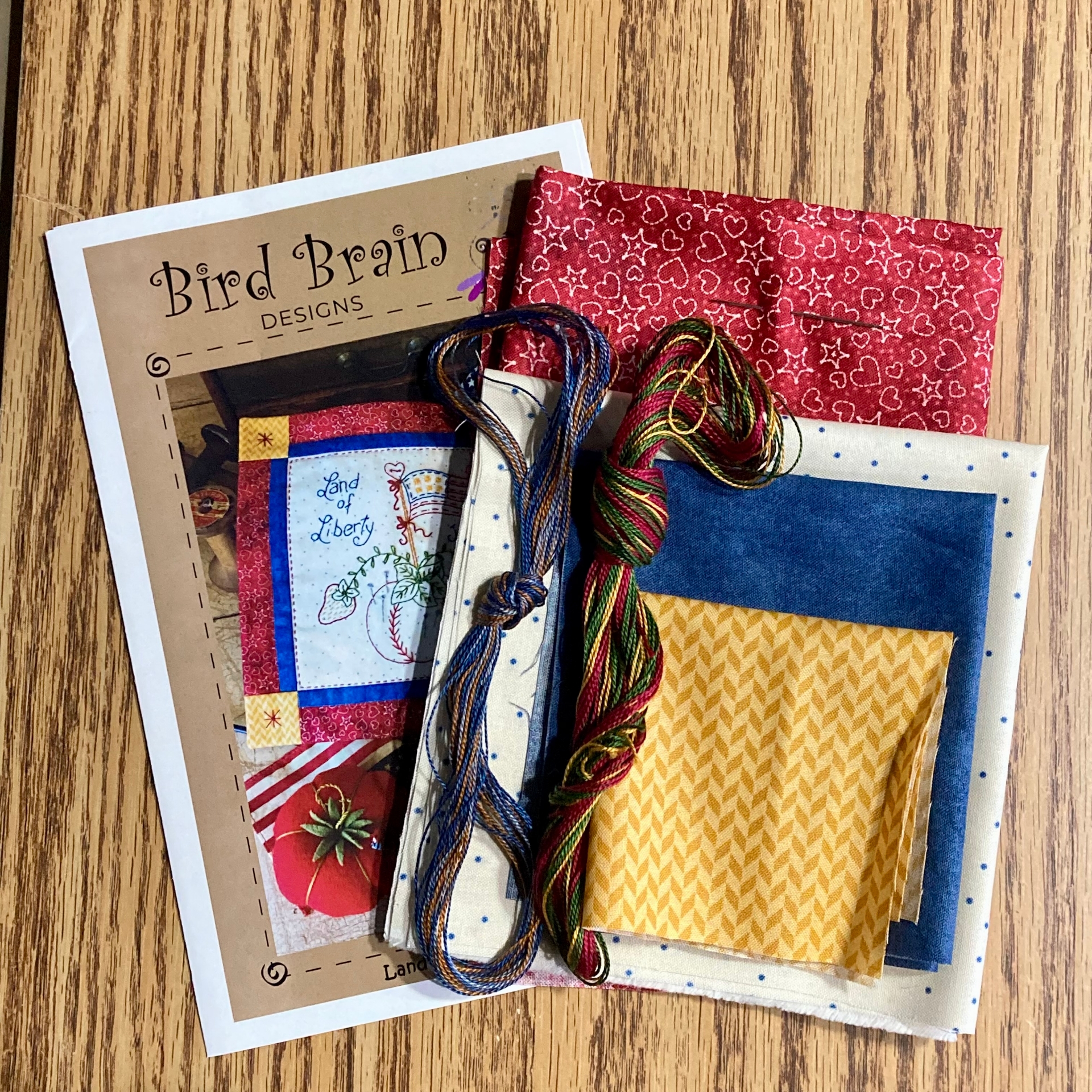 Land of Liberty - Hand Embroidery Complete Kit