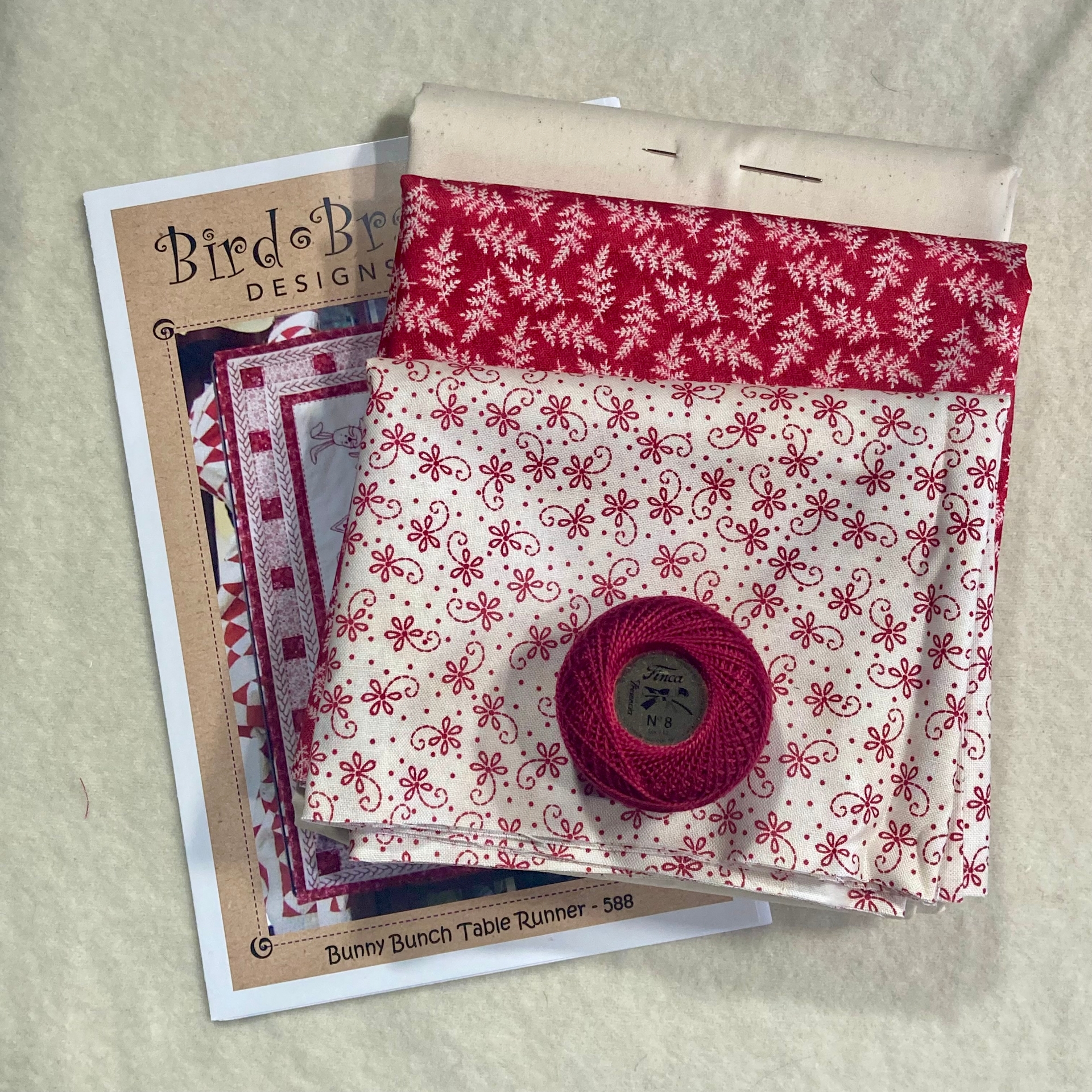 Bunny Bunch Table Runner - Hand Embroidery Kit