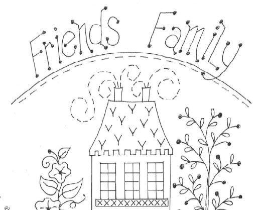 Friends & Family Welcome - Hand Embroidery Complete Kit