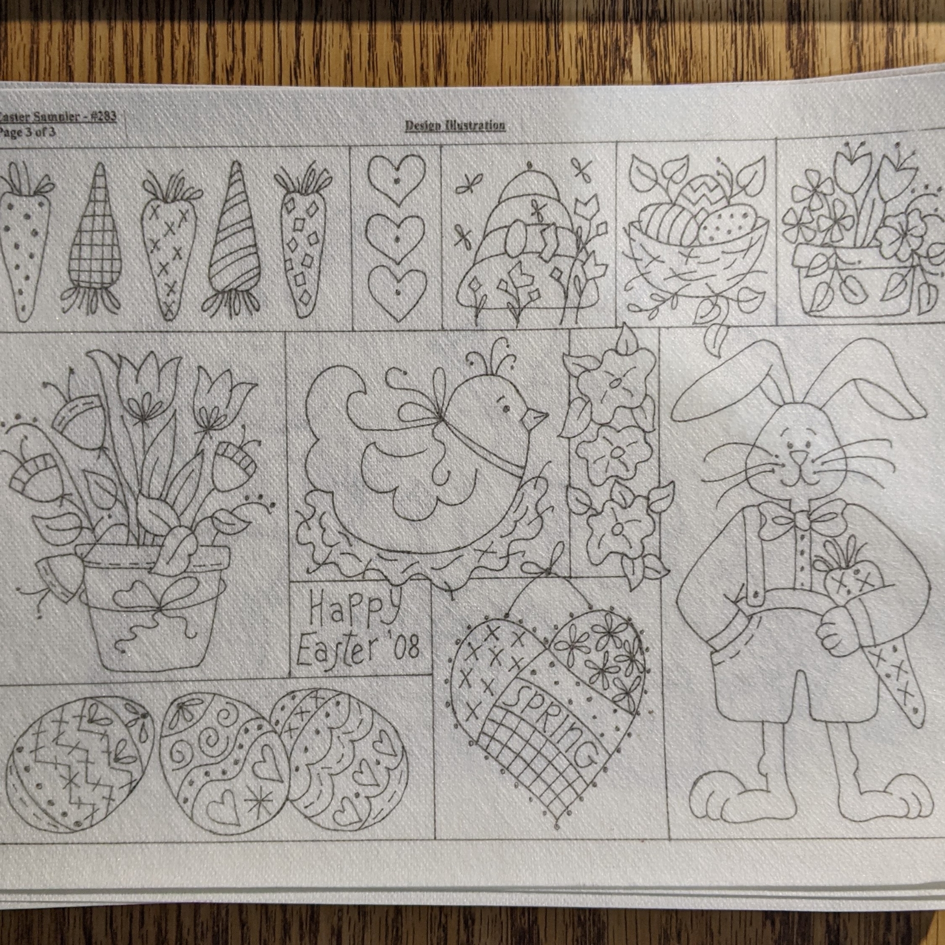 Easter Sampler - Hand Embroidery Complete Kit