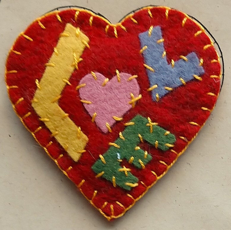 Love Letters - Wool Applique Pattern - Complete Kit