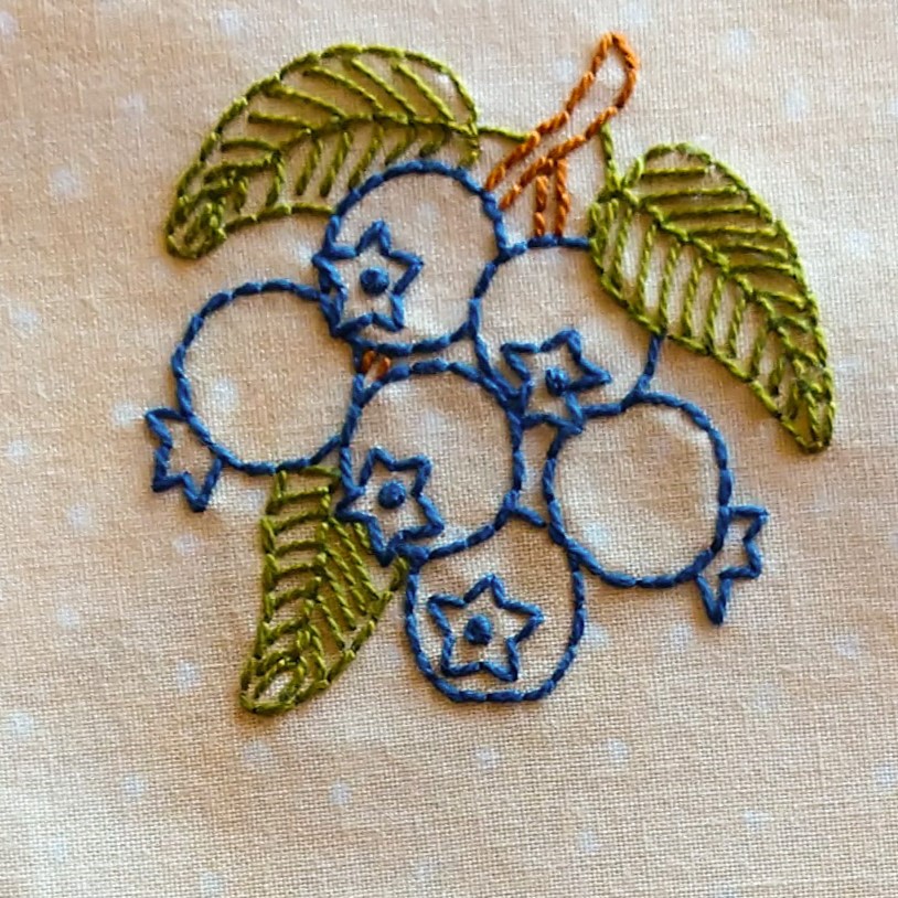 Garden Bounty Mini Quilt - Hand Embroidery Complete Kit