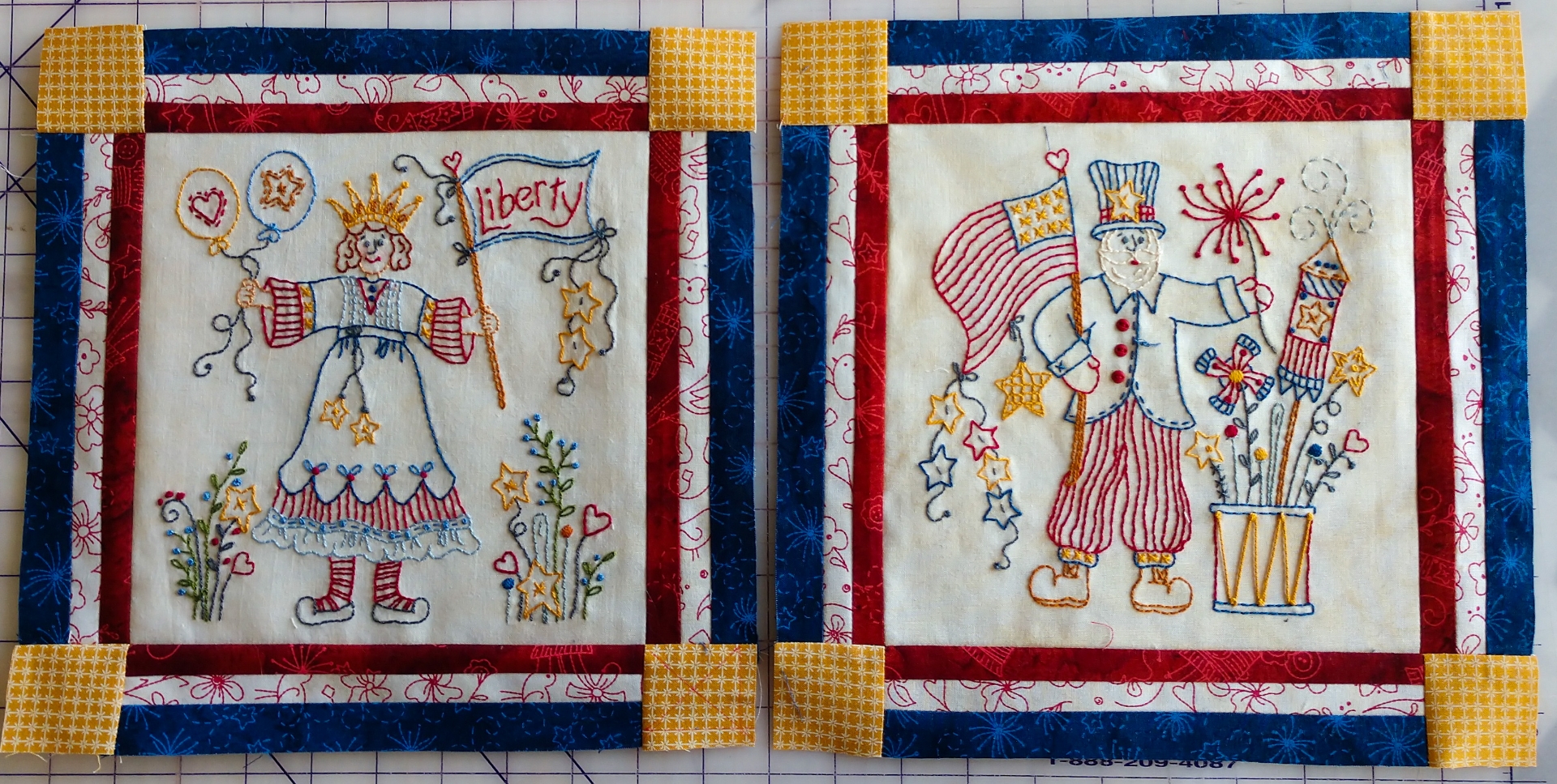 Lady Liberty - Hand Embroidery Kit