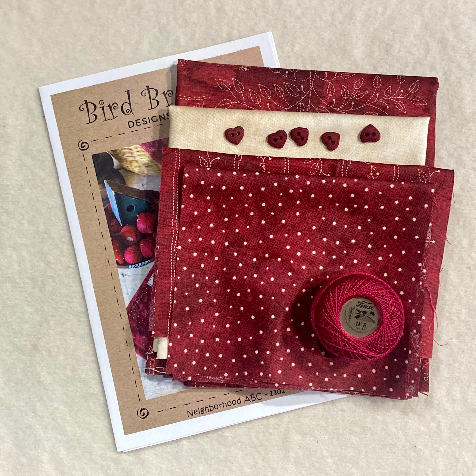 Neighborhood ABC - Hand Embroidery - Complete Kit