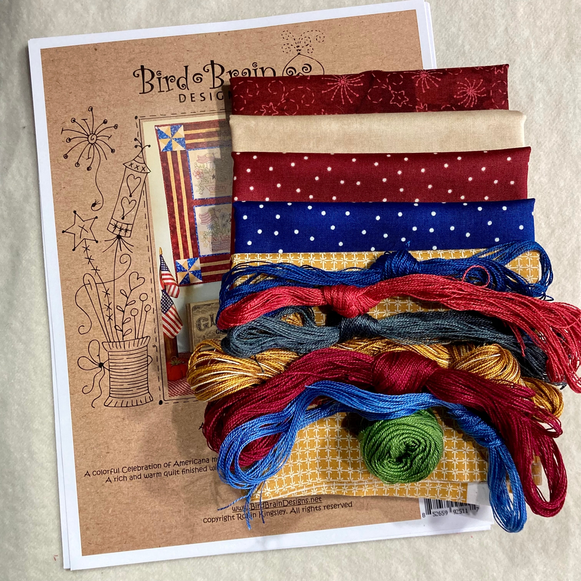 Celebrate Americana - Hand Embroidery Kit