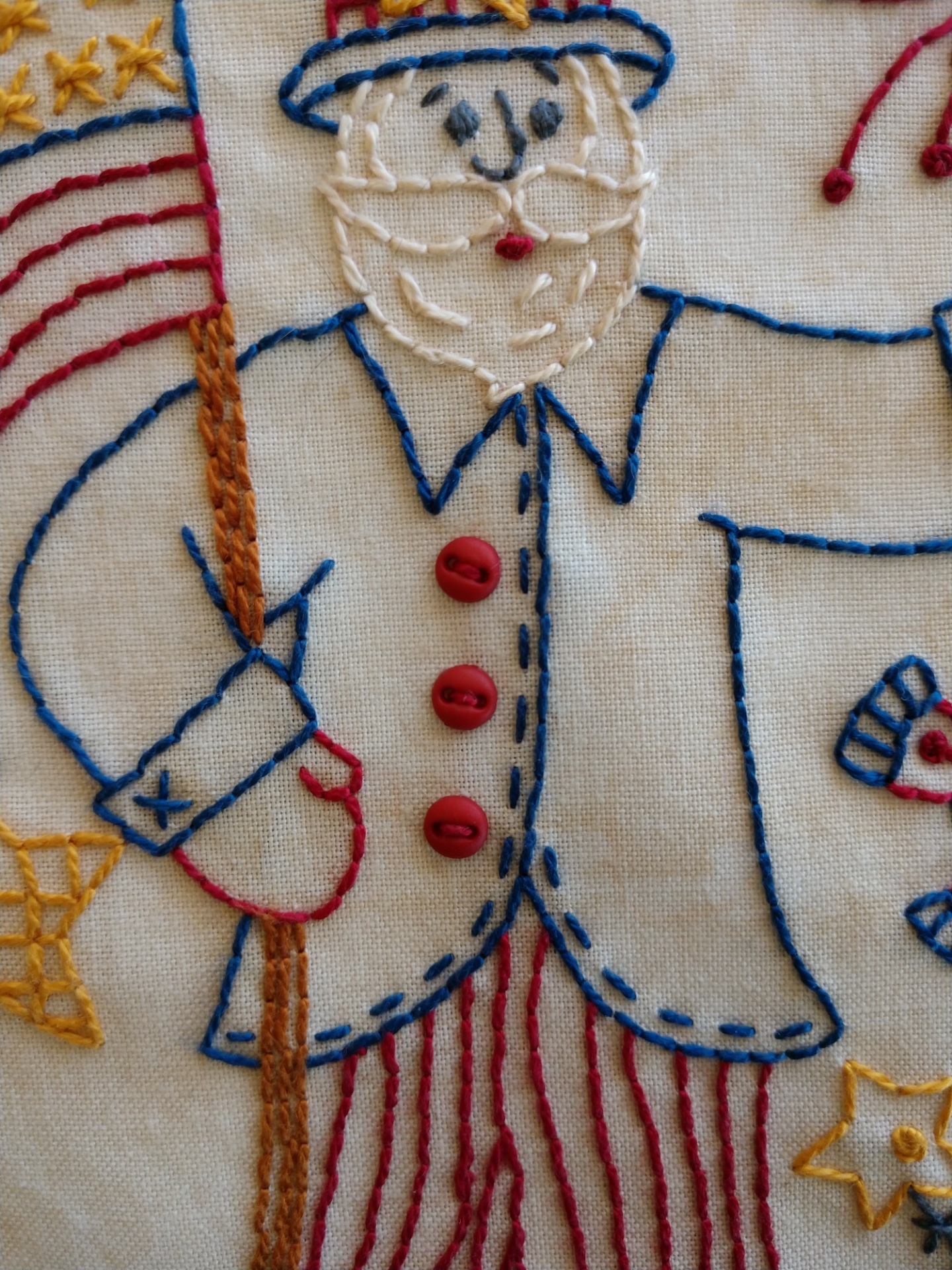 Uncle Sam - Hand Embroidery Kit