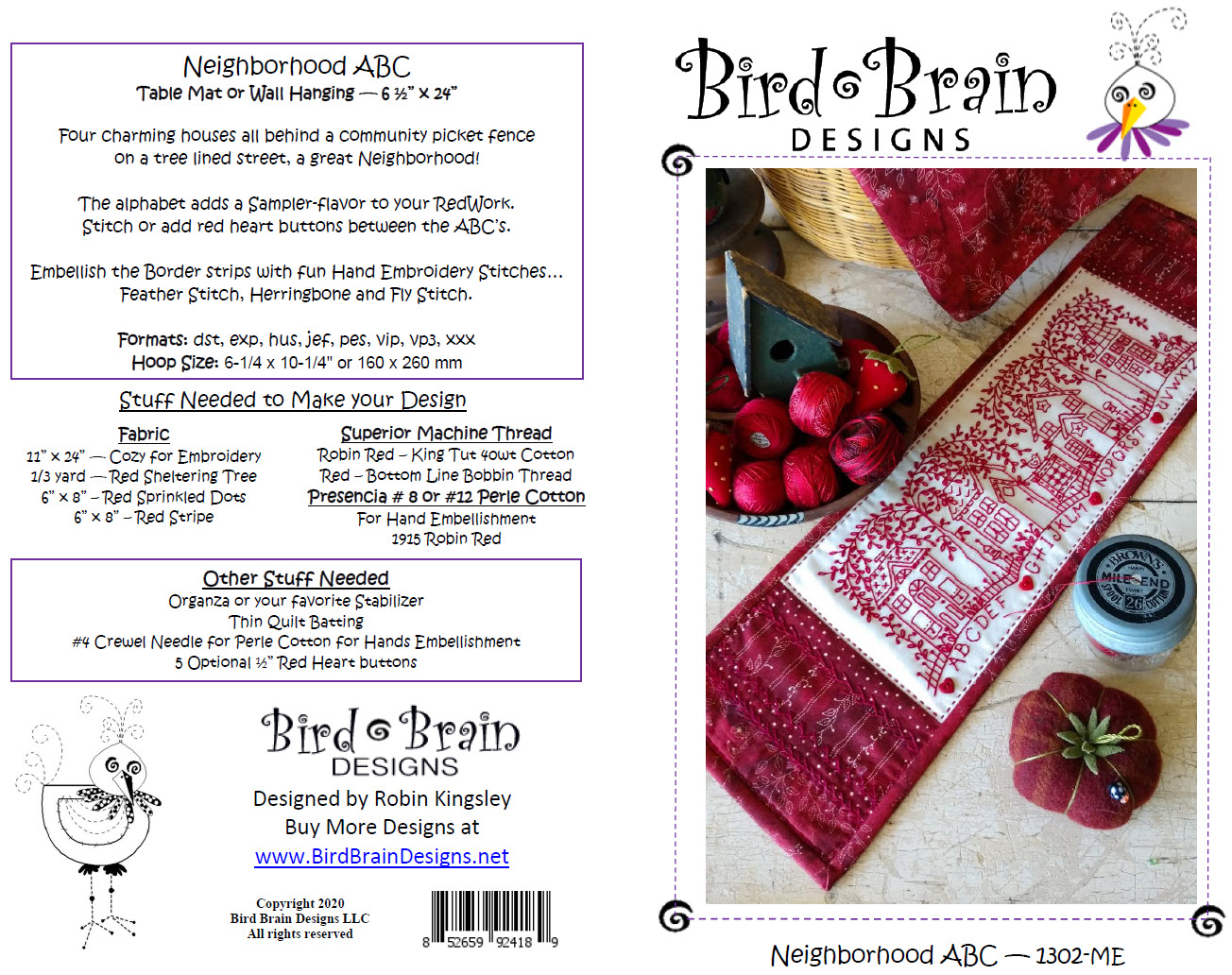 Neighborhood ABC - Machine Embroidery Pattern - Shipped