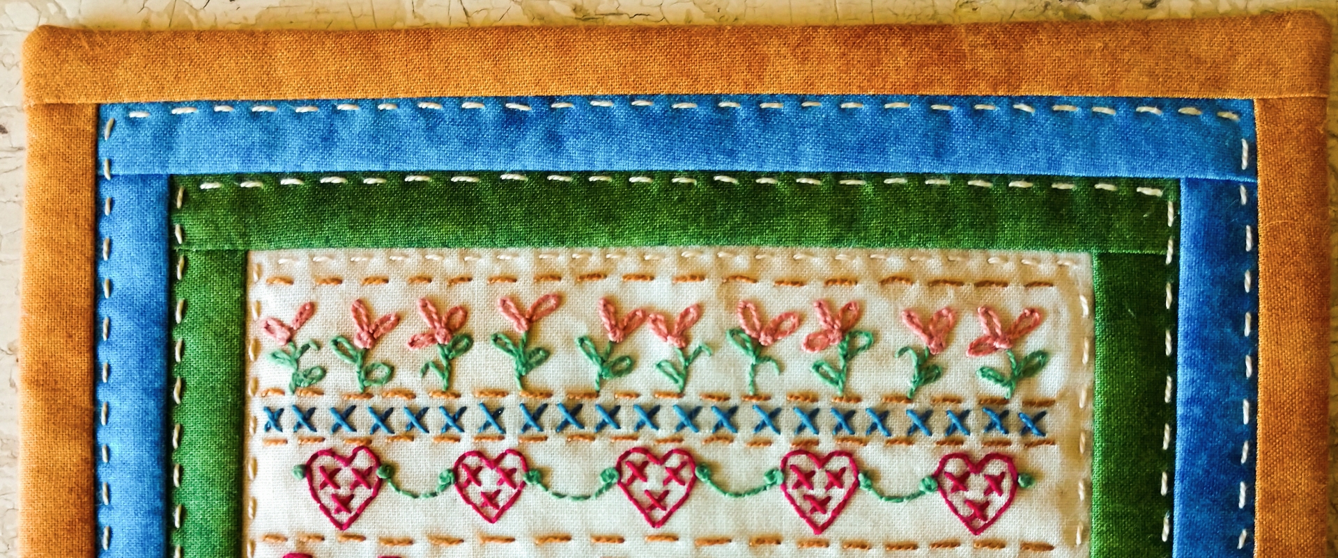 Home Sampler - Hand Embroidery Pattern - Download