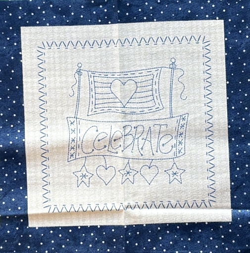 Almost Perfect - Summertime Collection - Blocks - Blue - 1 Row