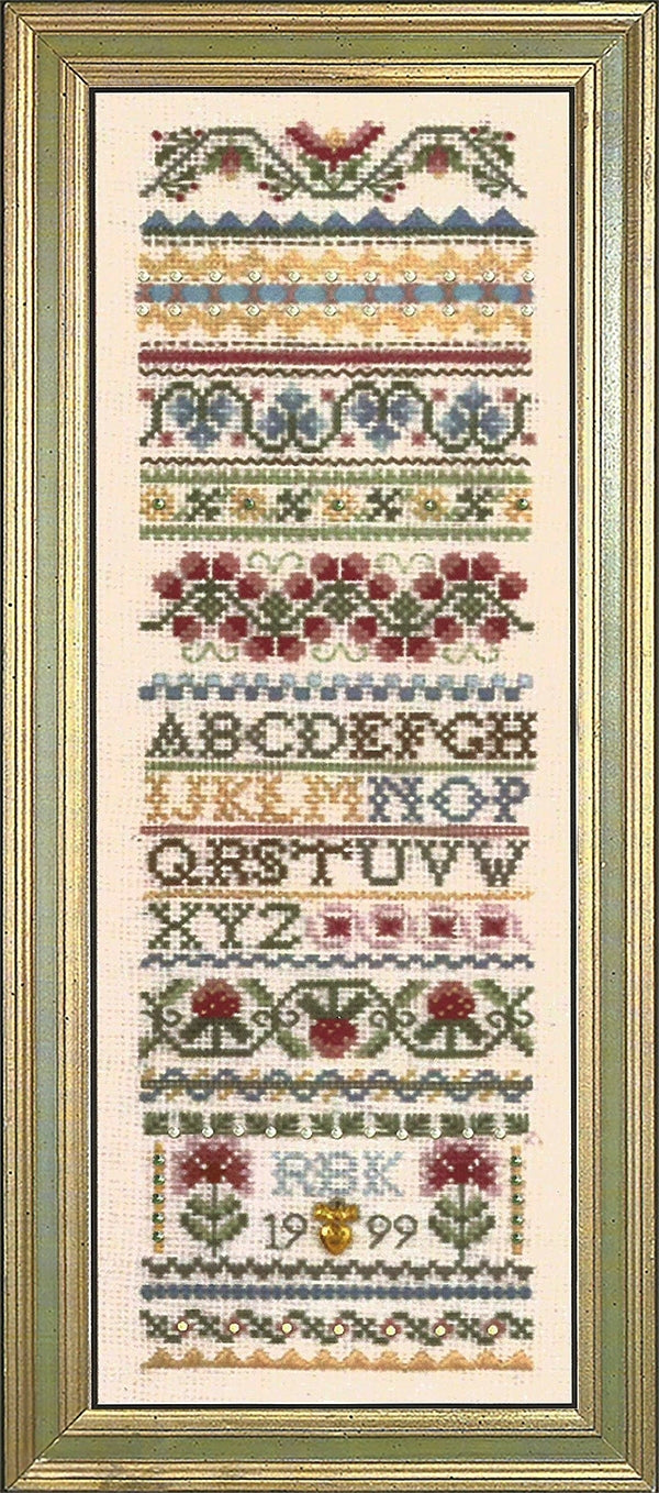 Strawberry Band Sampler - Counted Cross Stitch - Kit