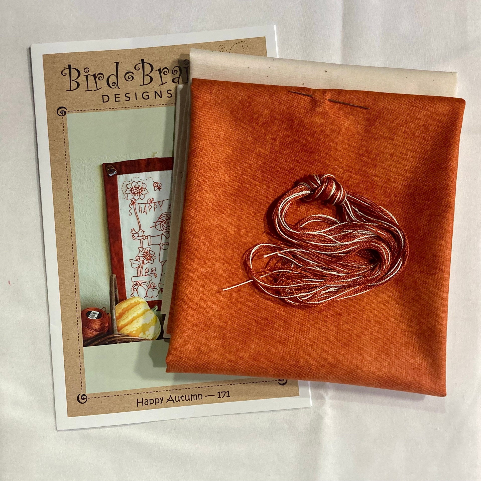 Happy Autumn - Hand Embroidery Complete Kit