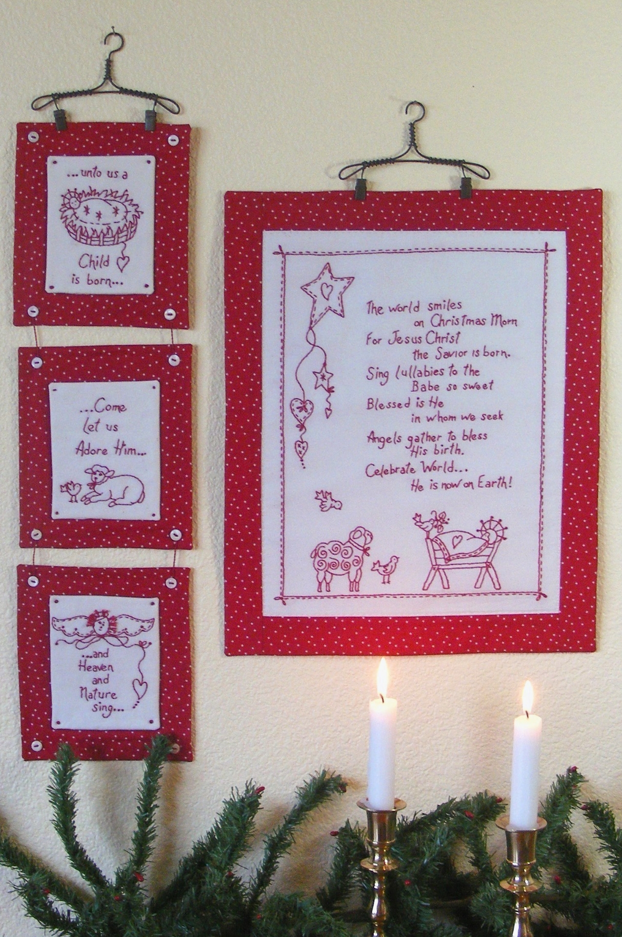 Christmas Prayer - Hand Embroidery Pattern - Download