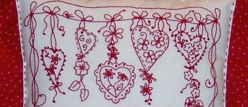 Friendship Ties the Hearts - Hand Embroidery Pattern - Download
