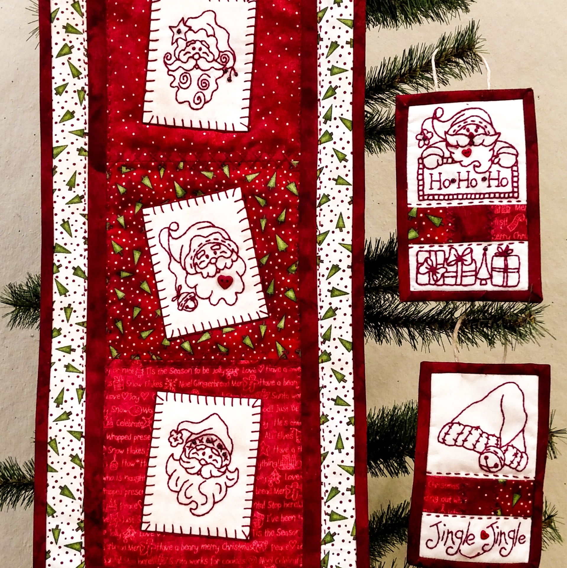 Santa Patchwork - BBD No-Trace