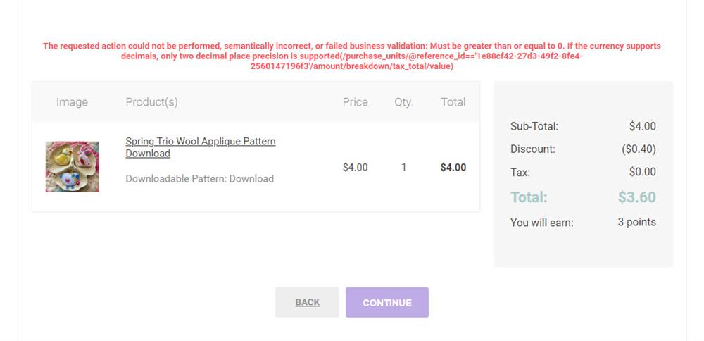 nopCommerce Checkout Error